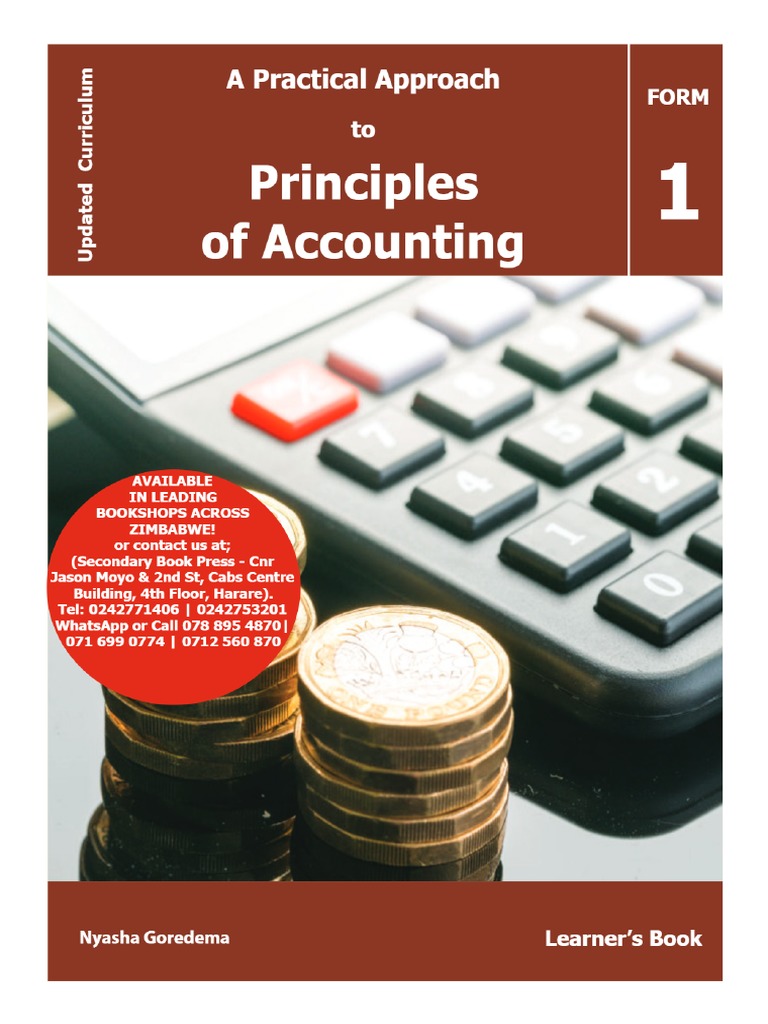 A Practical Approach To Principles of Accounting Form 1 | PDF