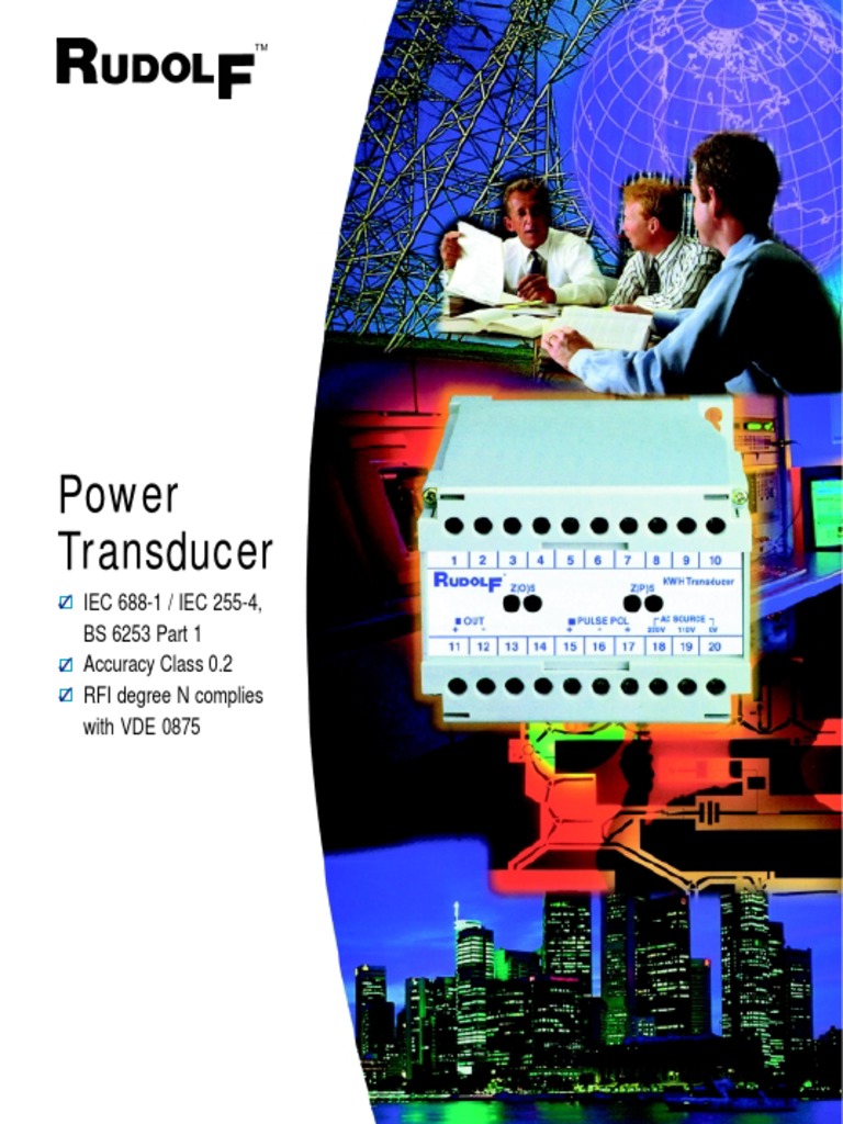 Rudolf Transducer | PDF | Mains Electricity | Power Supply