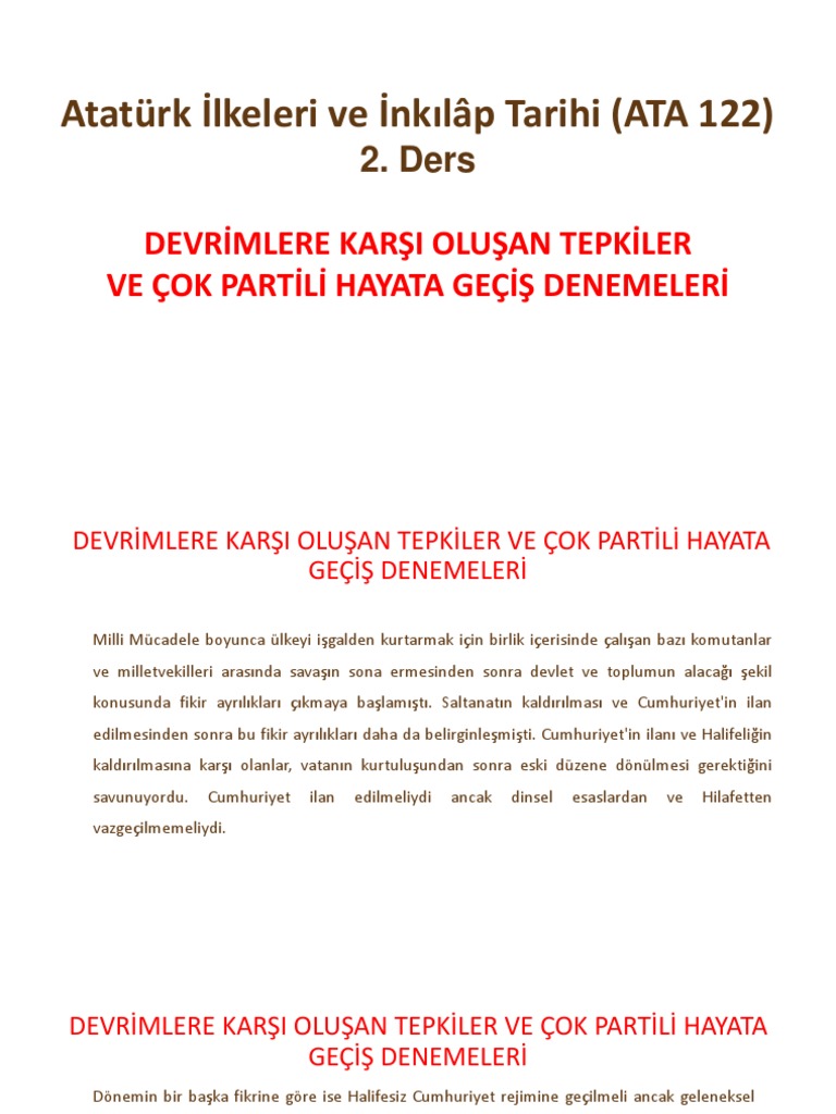 Ata 122 02. Ders | PDF