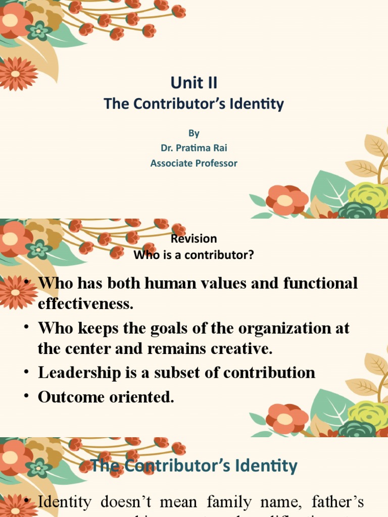 CPDP Unit II | PDF | Motivation | Motivational