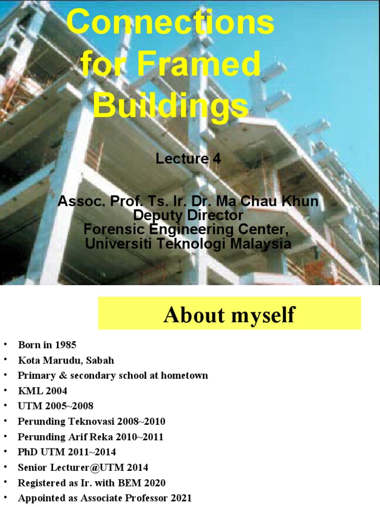 Topic 4 - Precast Concrete Connections For Framed Buildings - 2 ...