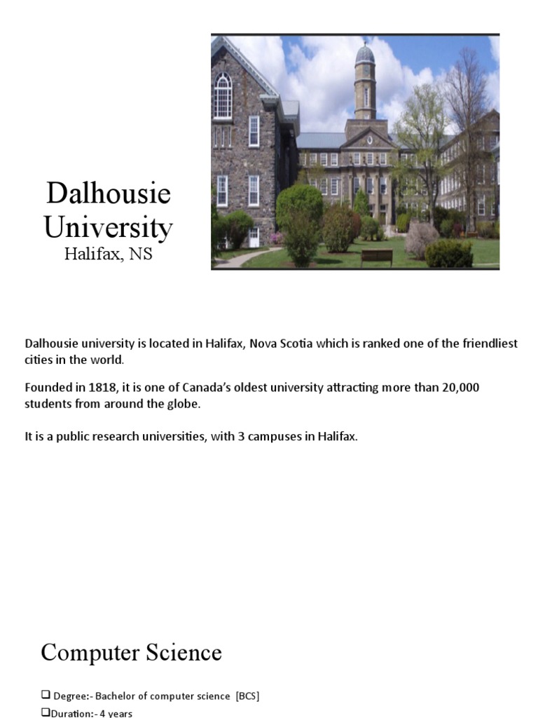 Dalhousie University Halifax, NS | PDF