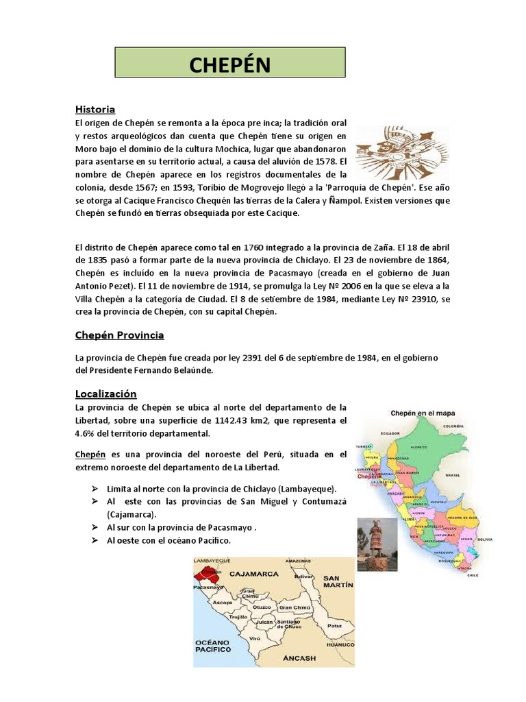 Historia y Turismo de Chepén | PDF | Estaciones de la Cruz