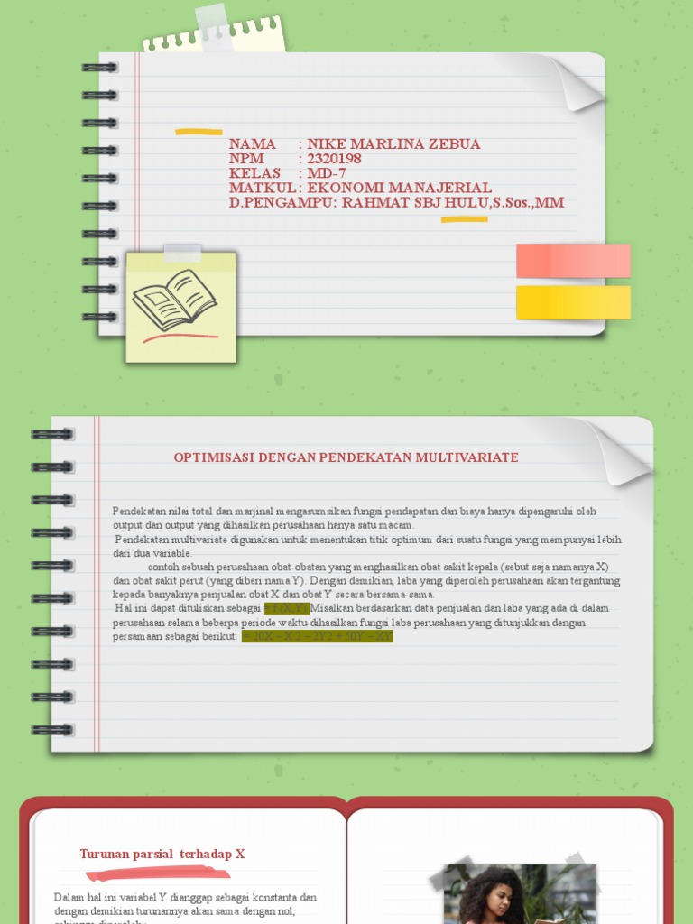 Nama: Nike Marlina Zebua NPM: 2320198 Kelas: Md-7 Matkul: Ekonomi Manajerial D.Pengampu: Rahmat ...