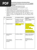 Guidelines For Verification of Genuineness of Educational Certificate | PDF