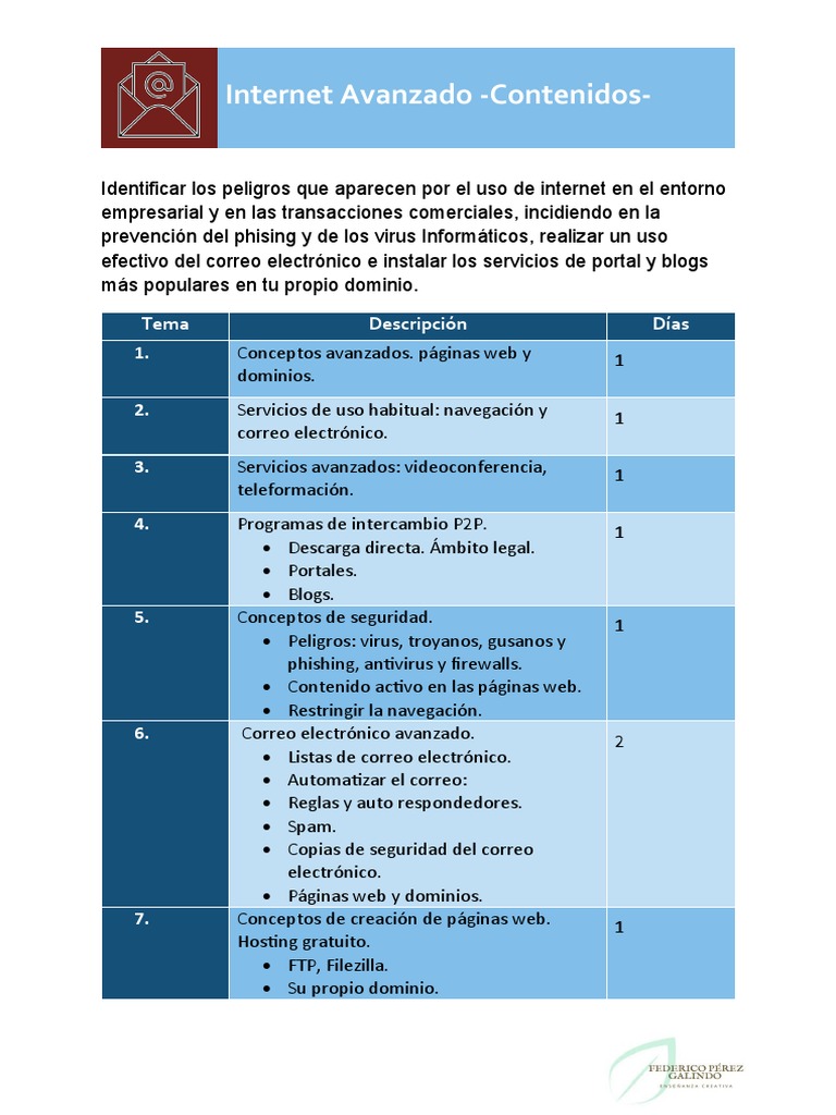 01 Temario | PDF