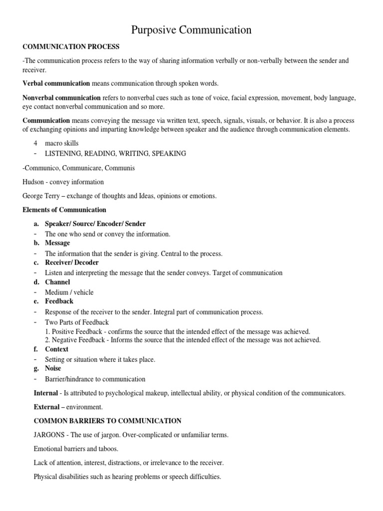 Fundamental Elements Examples