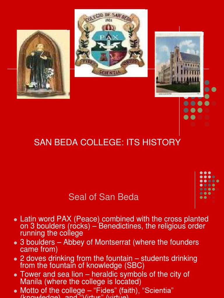 History of San Beda College | PDF | Religious Behaviour And Experience ...