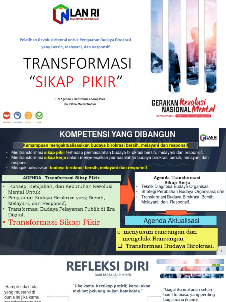 Transformasi Budaya Birokrasi Bersih | PDF