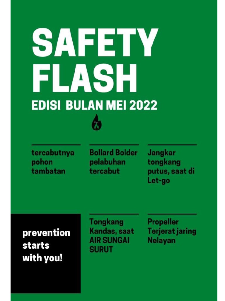 Safety Flash Edisi Mei 2022 | PDF