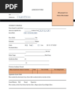 Biodata Form Student | PDF