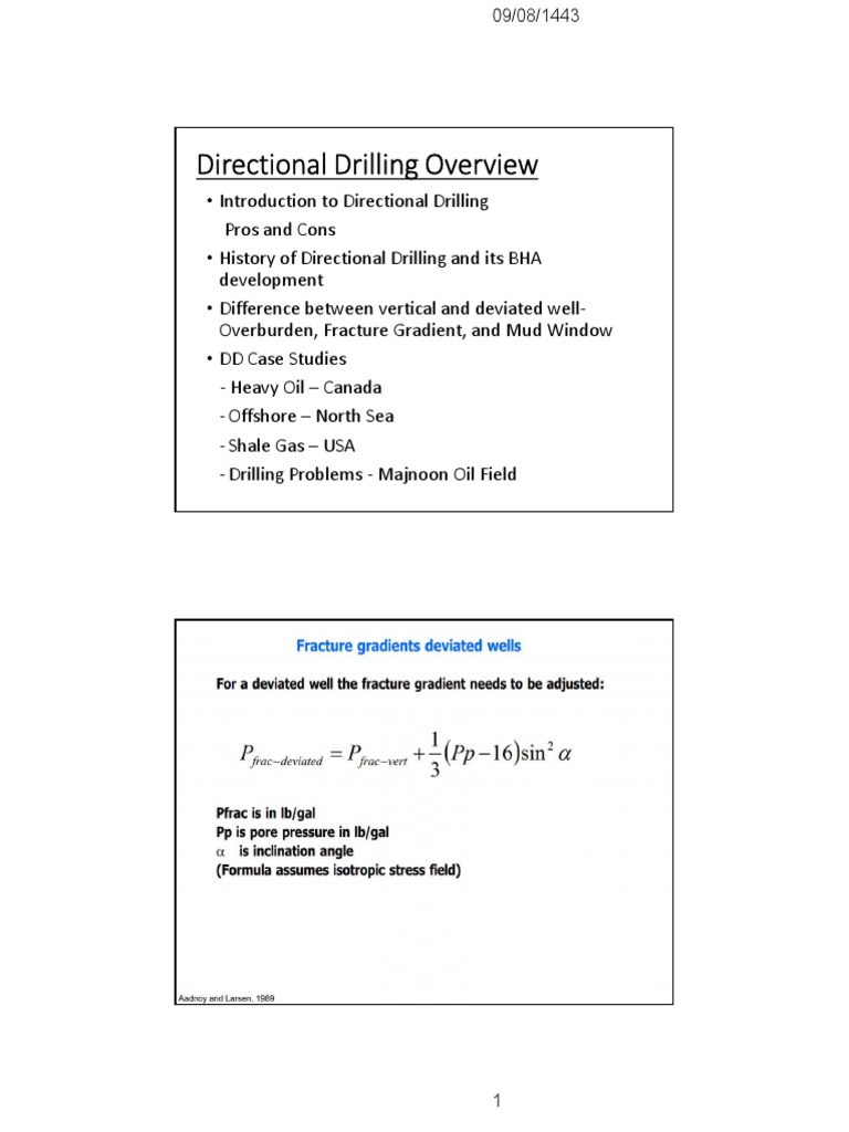 Directional Drilling Overview | Download Free PDF | Oil Well ...