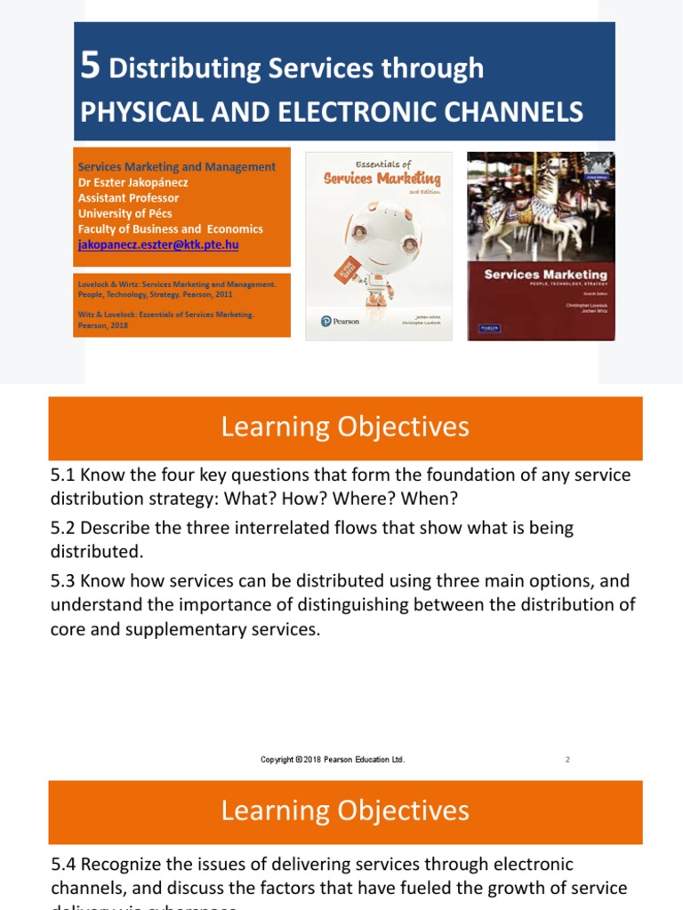 SMM - 5 - Distributing Services | PDF | Franchising | Business Process