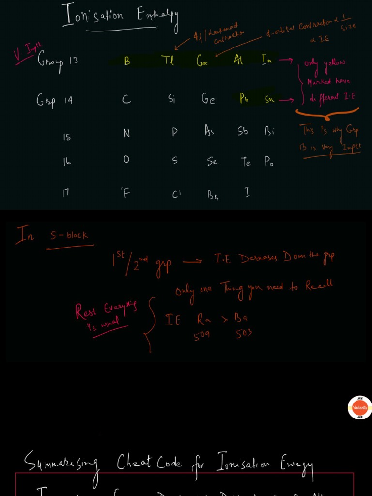 NCERT Table Important Trends | PDF | Hydride | Chlorine