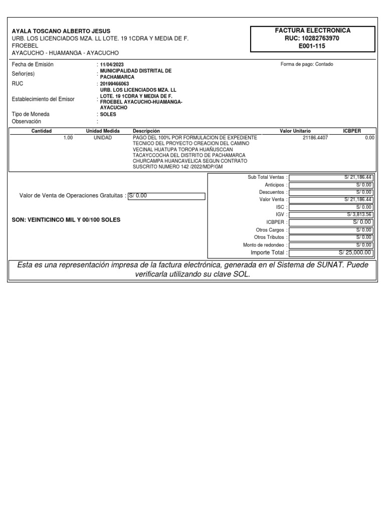 Factura de Carretera 2023 | PDF | Pagos | Tecnología bancaria