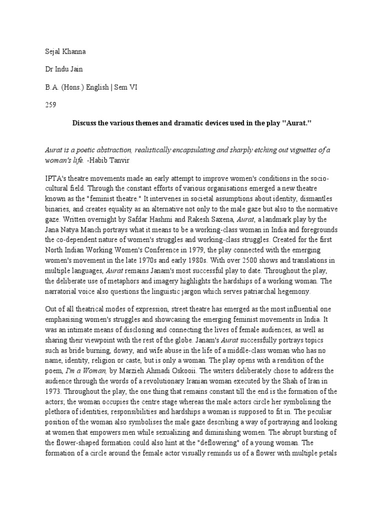 Aurat Janam Edited Pdf Social Science Art