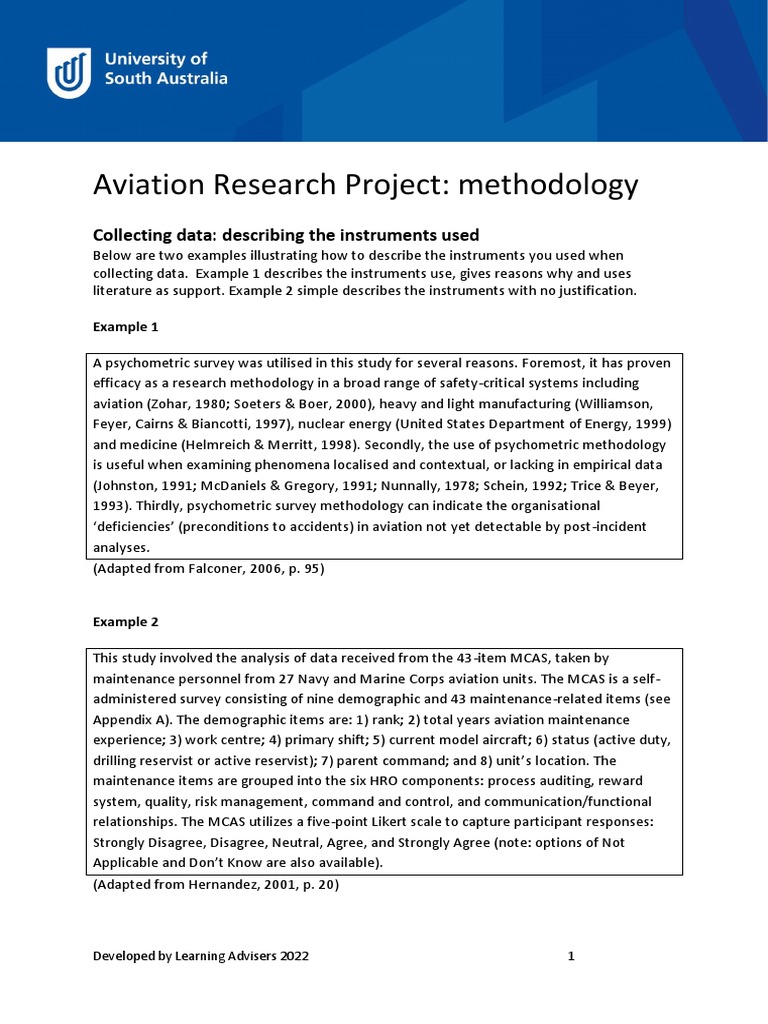 Aviation Research Project - Methodology - 2022 | PDF | Simulation | Data