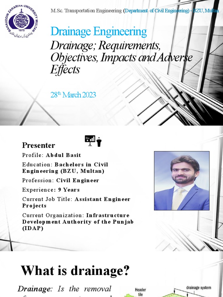 Drainage Engineering | Download Free PDF | Soil | Drainage