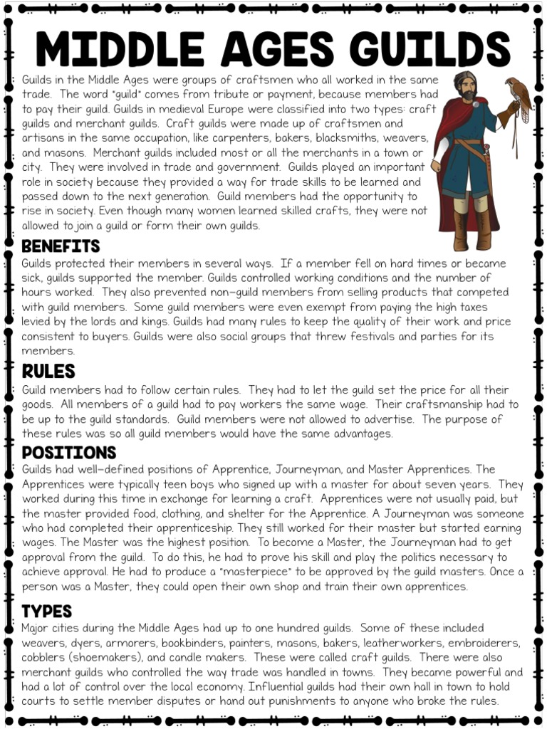 Middle Ages Guilds: Rules | Download Free PDF | Guild | Apprenticeship
