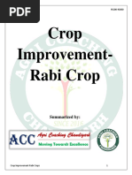 Major Kharif and Rabi Crops List | PDF | Pea | Bean