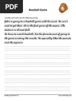 Handwriting Practice Passages 18 Printable | PDF