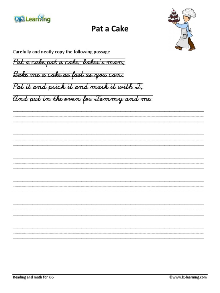 handwriting-practice-passages-18-printable | PDF