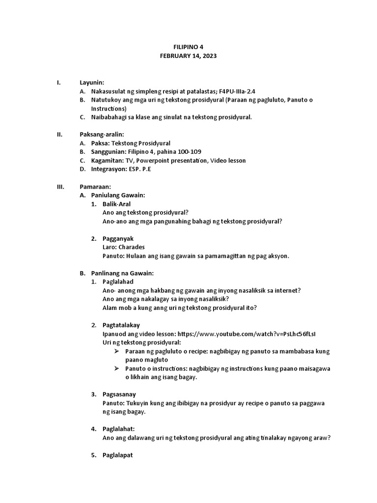 Filipino 4-Q3-W1-Tue | PDF Filipino 4-Q3-W1-Tue | PDF