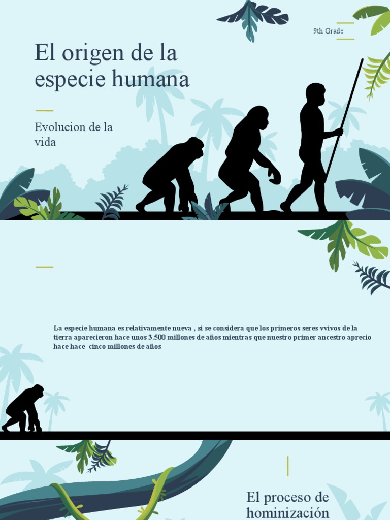 El Origen de La Especie Humana | PDF | Homo | Evolución humana