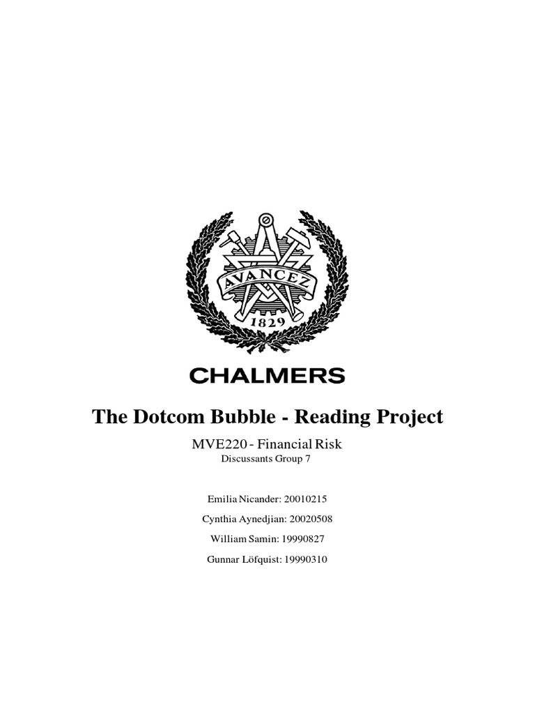The Dotcom Bubble Pdf Economic Bubble Investing