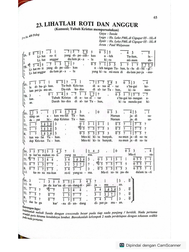 Lihatlah Roti Dan Anggur | PDF