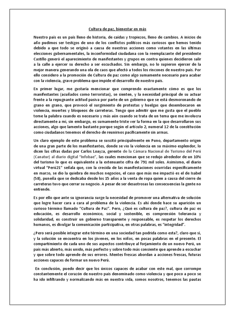 De La Cámara Nacional de Turismo Del Perú (Canatur) Al Diario Digital ...