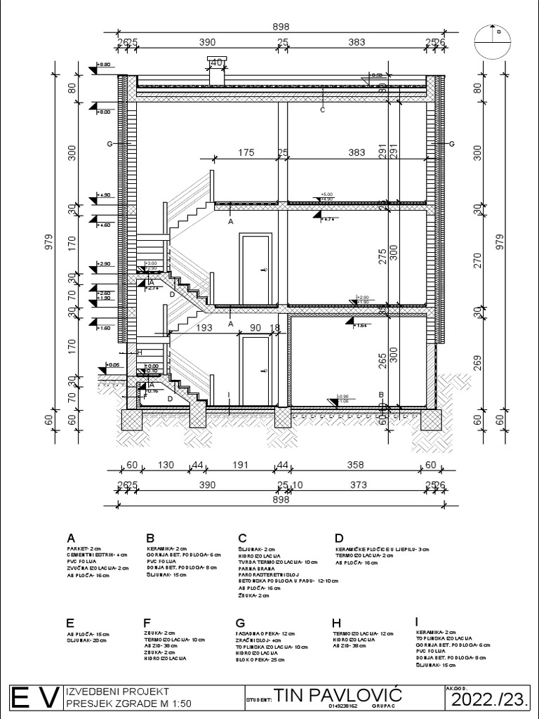 Presjek Zgrade | PDF