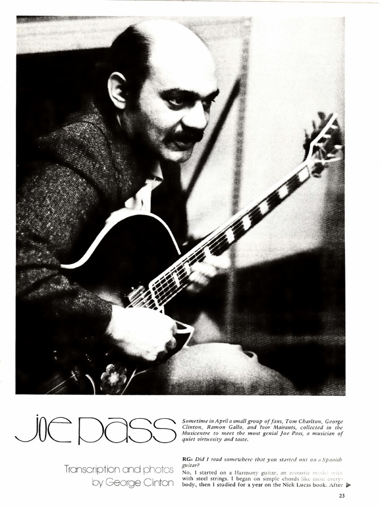 Joe Pass Interview - June 1974 | PDF | String Instruments | Celtic ...