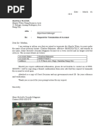 Converge Letter Request | PDF