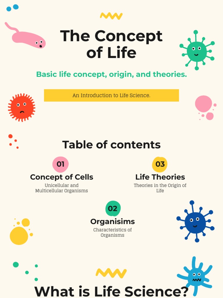 Concept of Life | PDF | Cell (Biology) | Abiogenesis