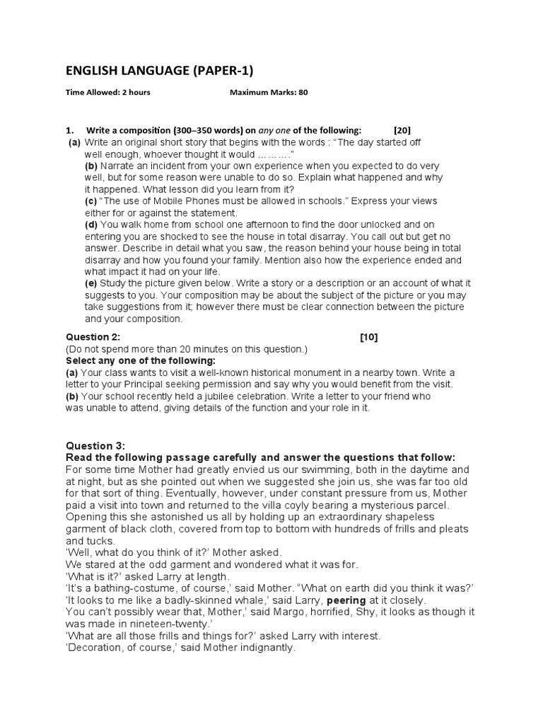 ENGLISH LANGUAGE Manwani Tutorials | PDF | Language Arts & Discipline ...