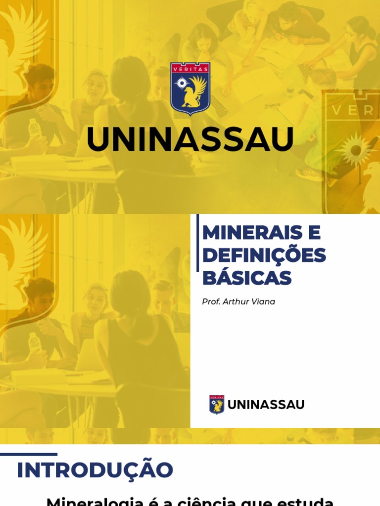 Aula 3 Minerais E Definições Básicas De Mineralogia Pdf Minerais