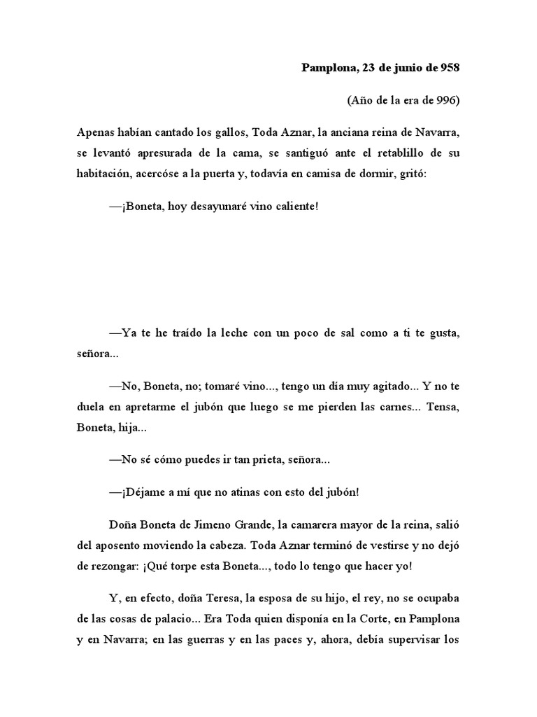 Pamplona 23 De Junio De 958 PDF
