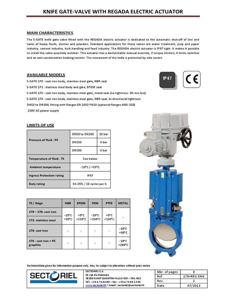 170 172 176 Regada | PDF | Valve | Switch