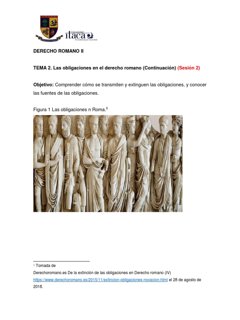 Derecho Romano II. Sesión 2 | PDF | Pagos | Justicia