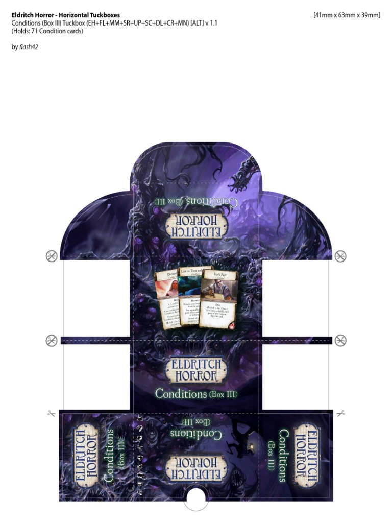 Conditions (Box III) Tuckbox (EH+FL+MM+SR+UP+SC+DL+CR+MN) (ALT) v1.1 | PDF