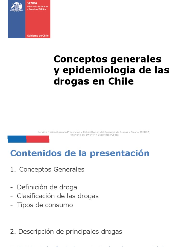 Conceptos Generales Drogas Capacitación DIT-MINSAL Modificada | PDF | Alcoholismo | La ...