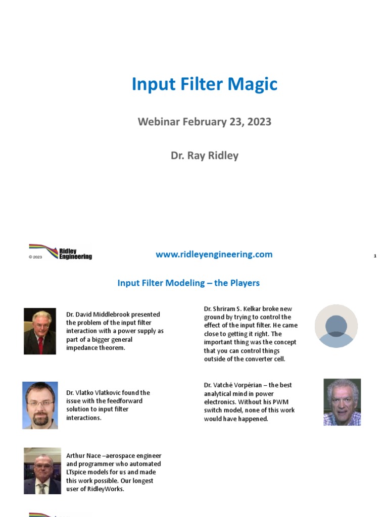 Input Filter Magic | Download Free PDF | Feedback | Electronic Filter