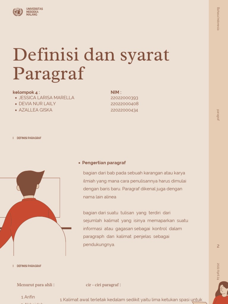 Definisi Dan Syarat Paragraf | PDF