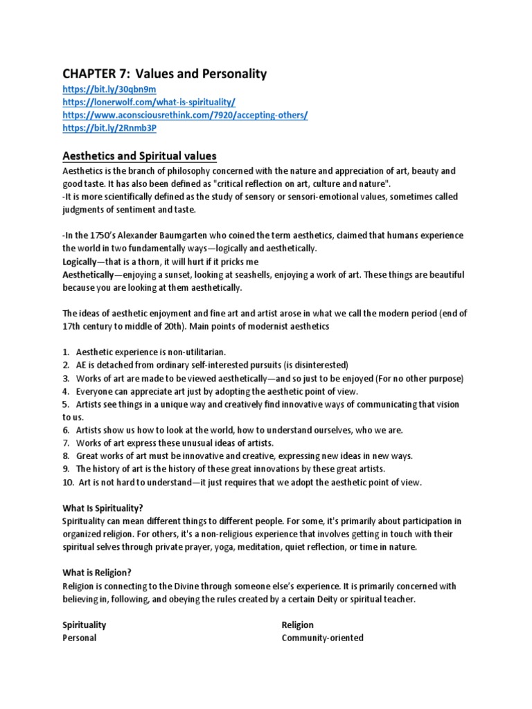 Chapters 7 8 | PDF | Idealism | Aesthetics