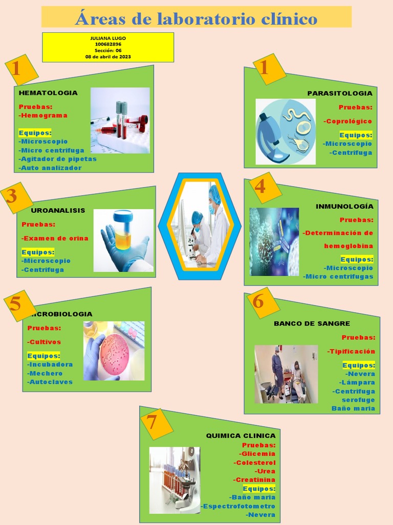 Áreas de Laboratorio Clínico | PDF | Diagnostico medico | Observación