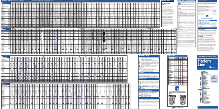 Harlem Line Schedule 2024 | PDF | Transport | Public Transport