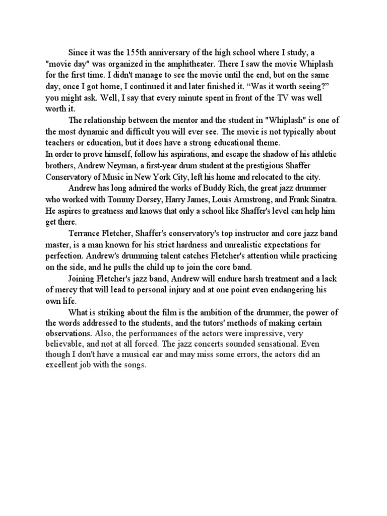 Whiplash Review | PDF