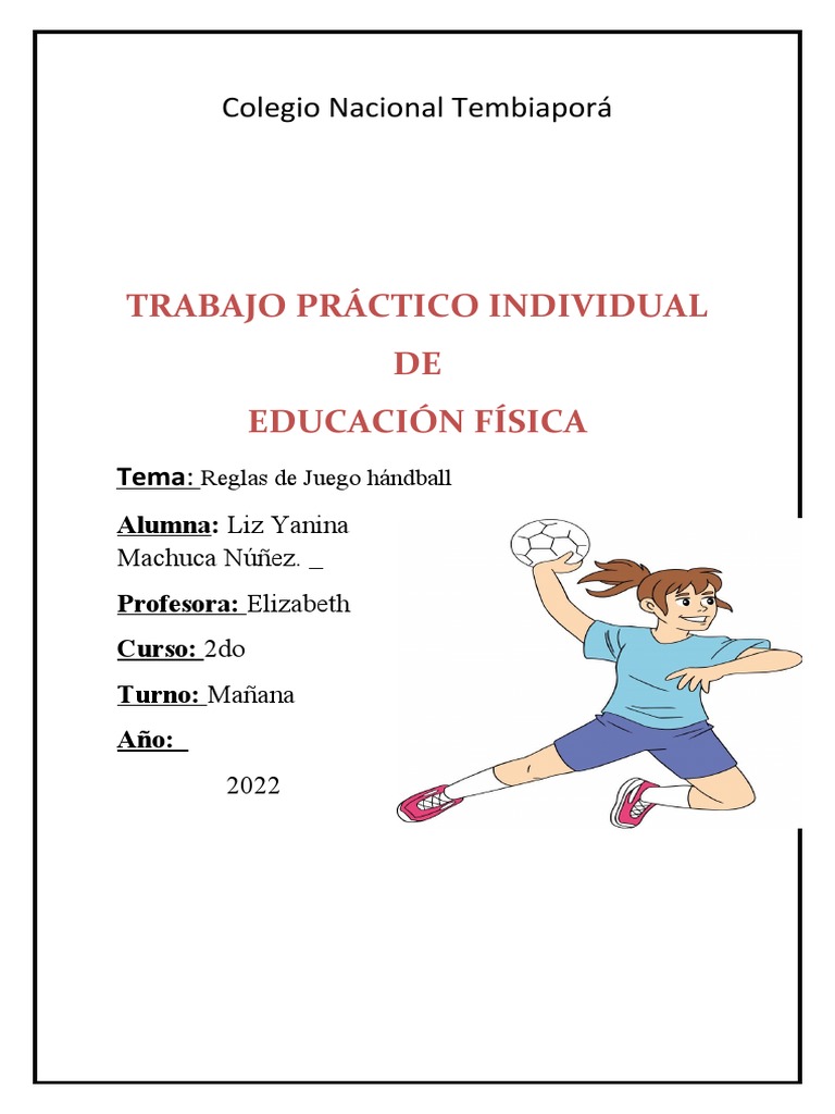 Trabajo Práctico de Educación Física | PDF | Deportes | Deportes de equipo