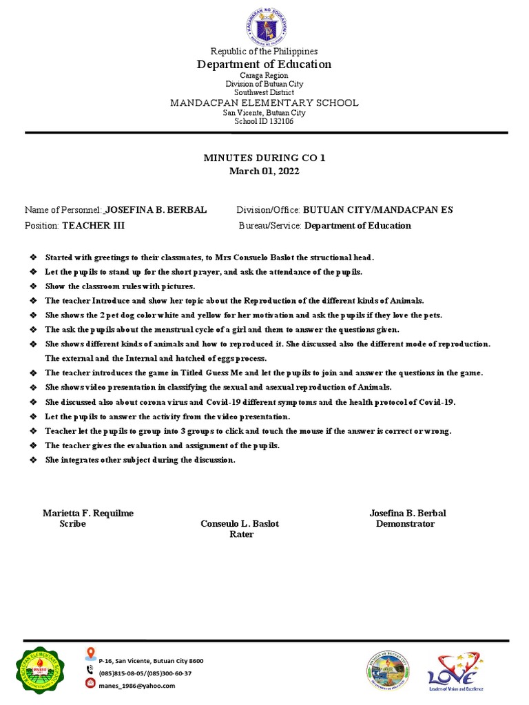 DEMO | PDF | Teachers | Reproduction